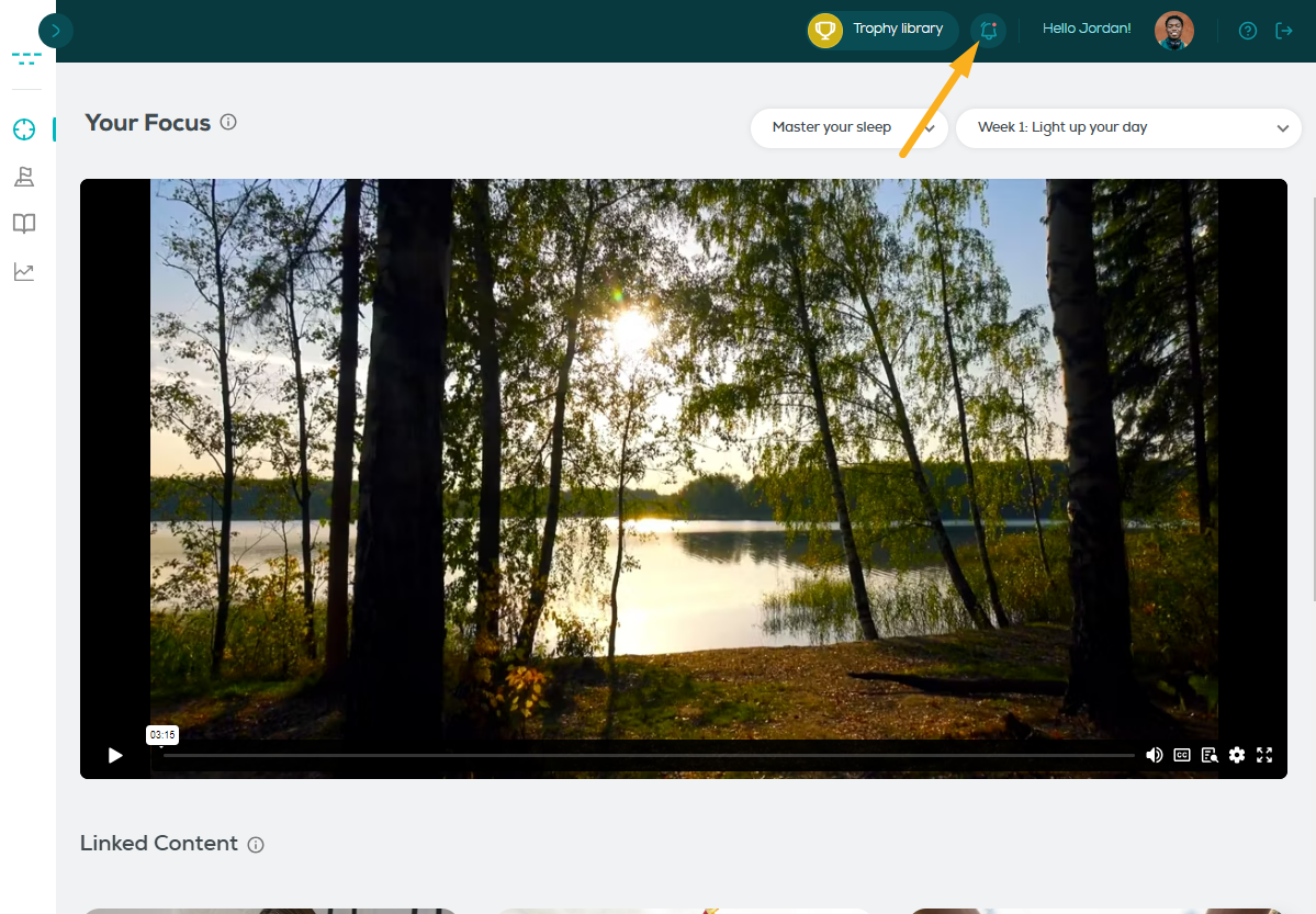 Challenge notifications