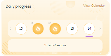 Check your progress within an individual challenge